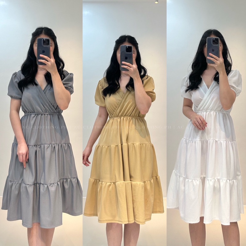 ♞THEA 3 LAYERED DRESS (BY: AC.CLOTHING.PH) | Shopee Philippines
