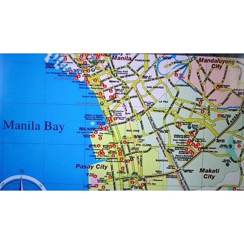 EDUCATIONAL TARPAULIN POSTER NCR MAP 2.7X5FT | Shopee Philippines