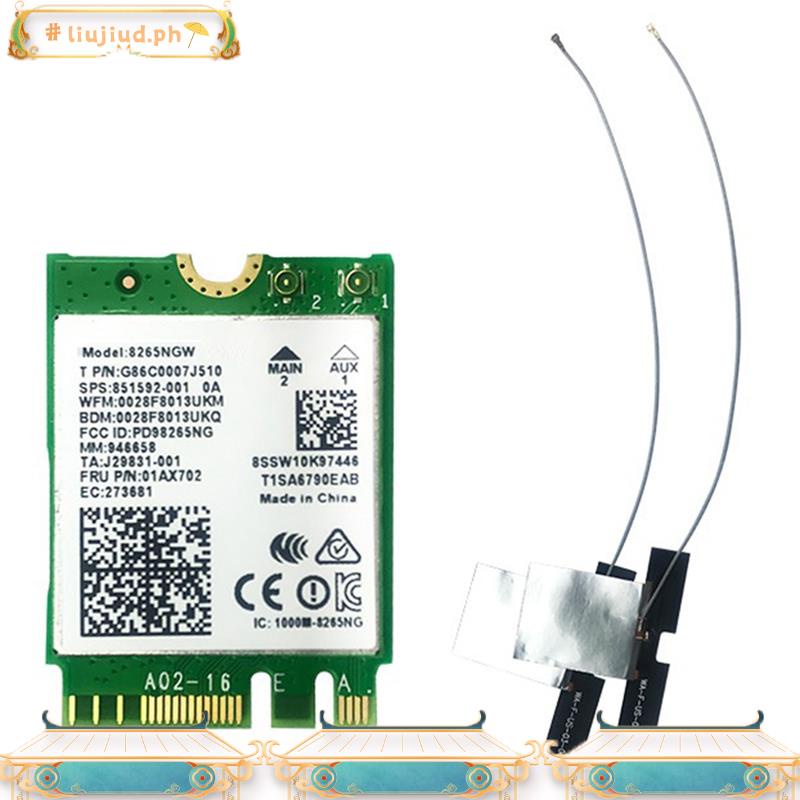 Wireless Network Card 2.4GHz-5GHz Dual-Band Network Card M.2 Wifi Card ...