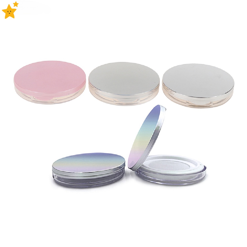 【JP4】Portable Empty Cosmetic Sifter Loose Jar Container Puff Box Case ...