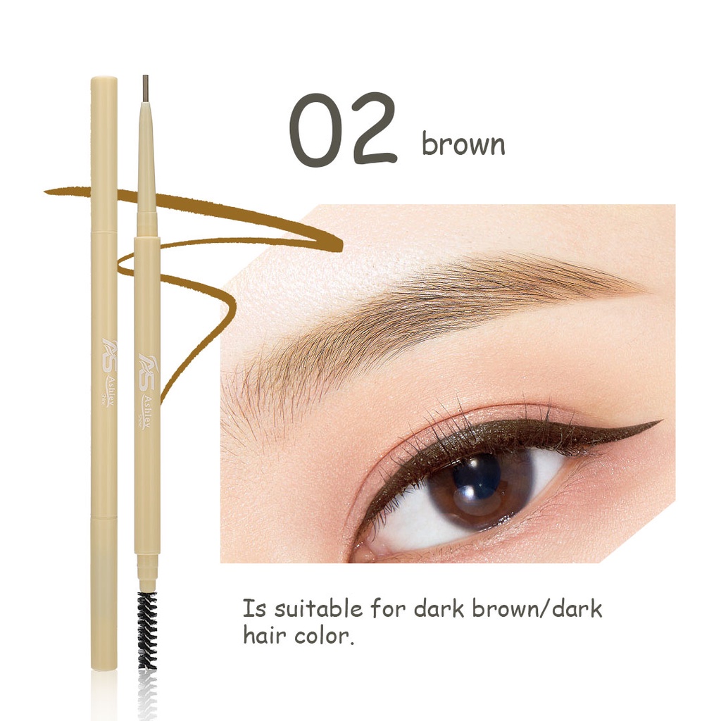 Ashley Shine Double Heads Eyebrow Pencil Long Lasting Waterproof ...