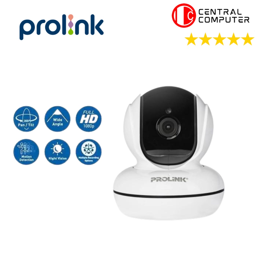 Cctv PROLINK PIC3003WP Full HD 1080P Smart Wi-Fi Pan-Tilt IP Cam ...