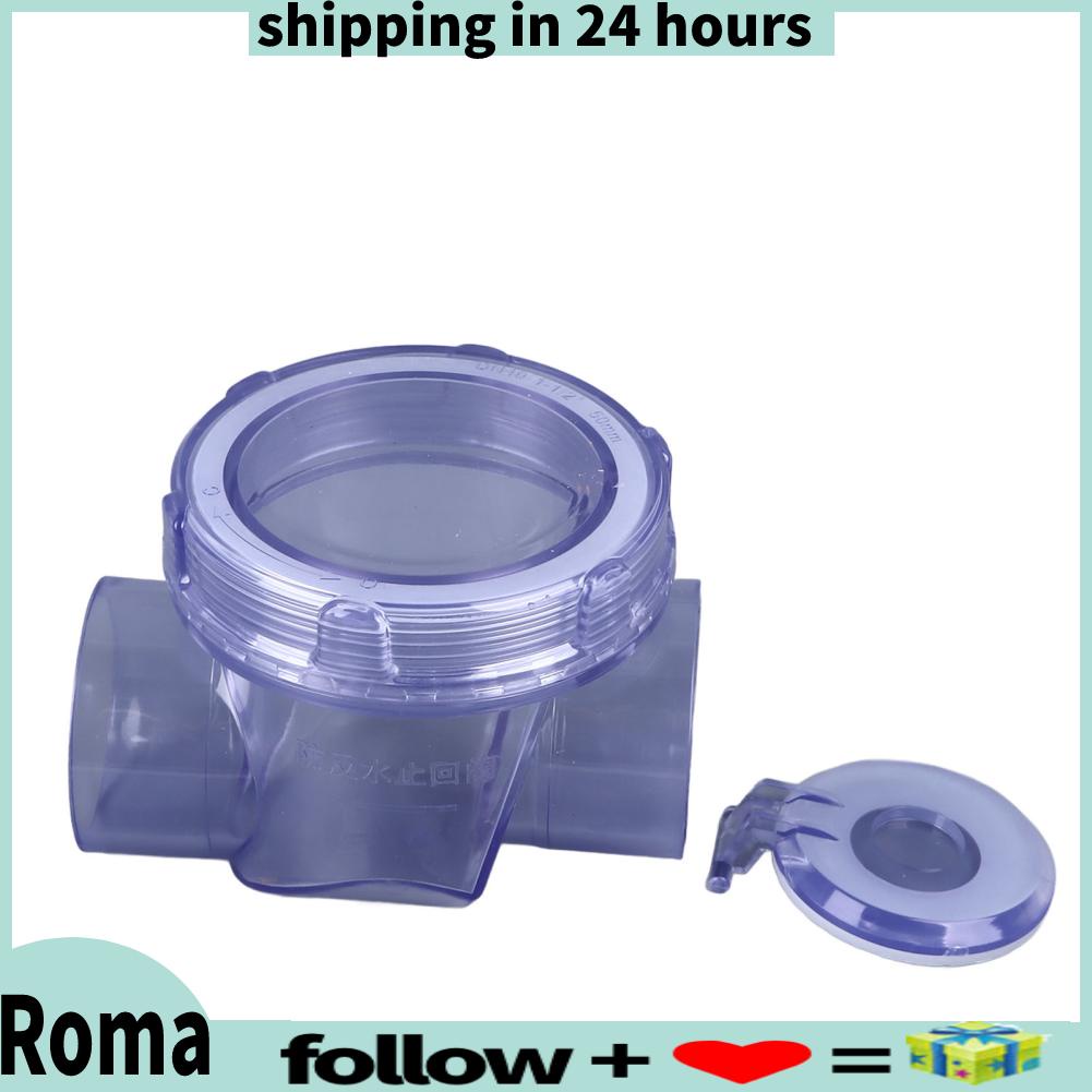 Romanticshop Check Valve Toilet Backwater Backflow Prevention PVC ...