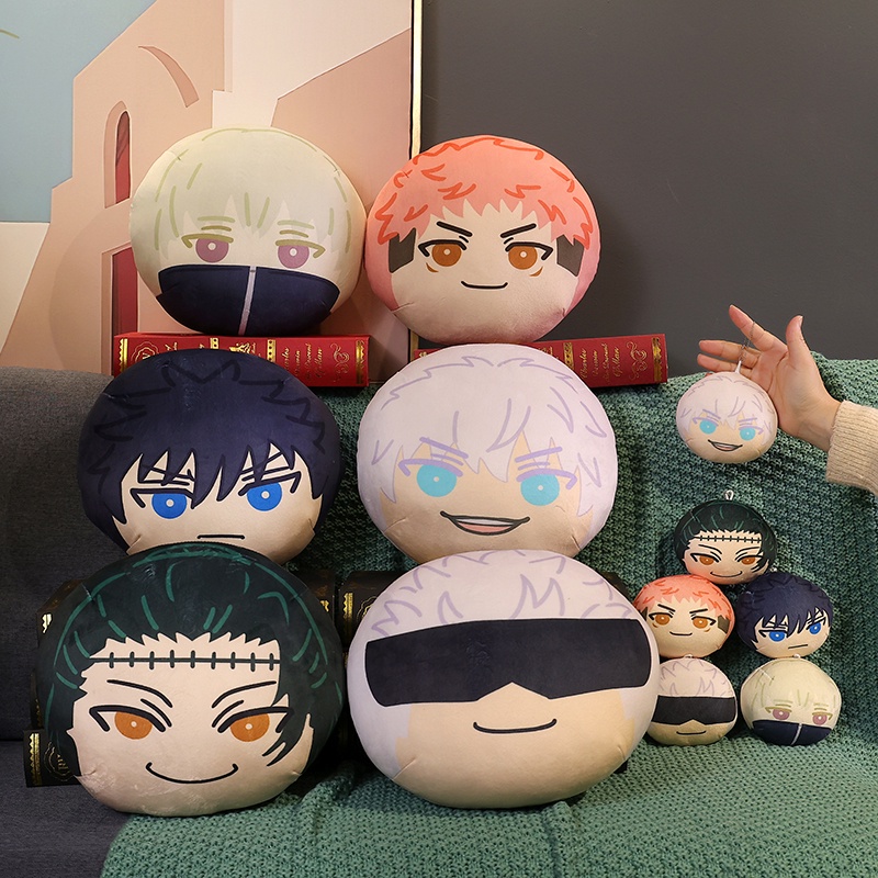 Cute Jujutsu Kaisen Plush Toy Satoru Gojo Fushiguro Megumi Itadori Yuji ...