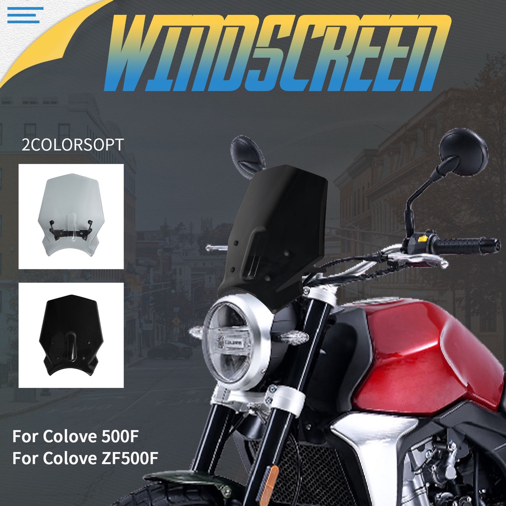 For Colove 500F ZF500F Windscreen Windshield Wind Deflector Viser ...