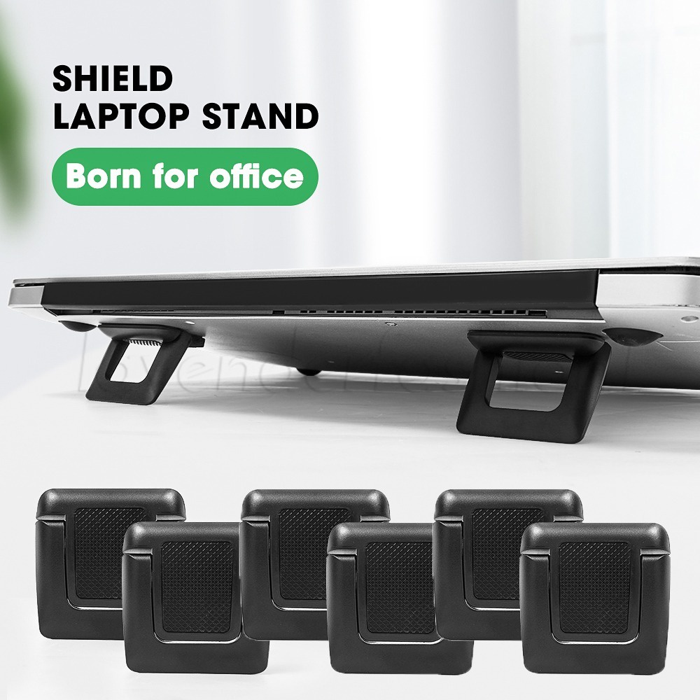 Plastic Mini Laptop Riser / Foldable Invisible Stand / Portable ...