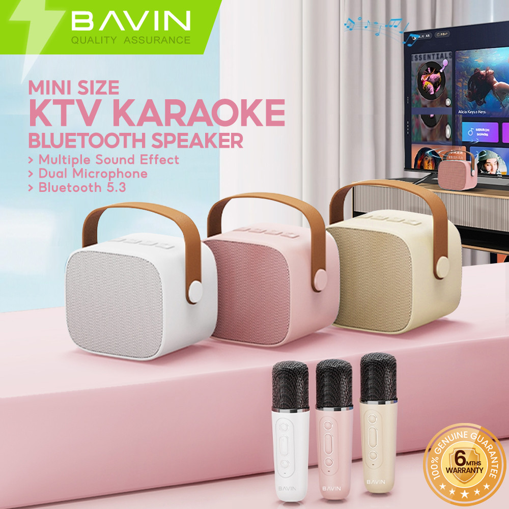 Original BAVIN BM15 Mini Speaker Portable Bluetooth Wireless Karaoke ...