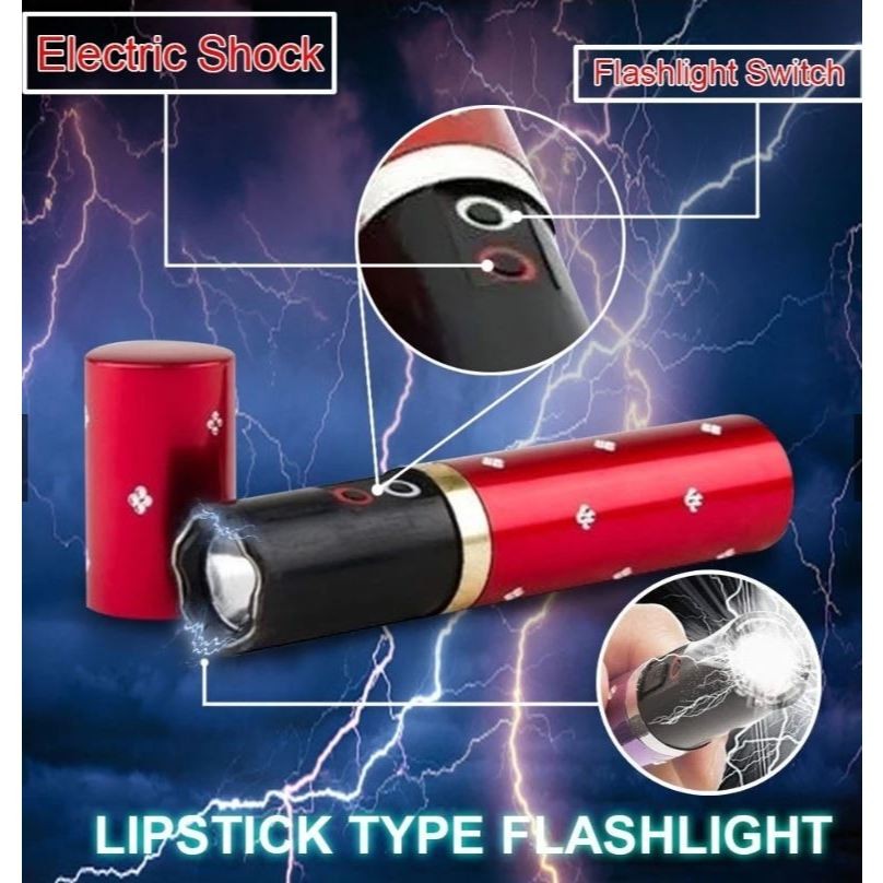 1202 Lipstick Style Flashlight Rechargeable and Taser PROTECT YOURSELF ...