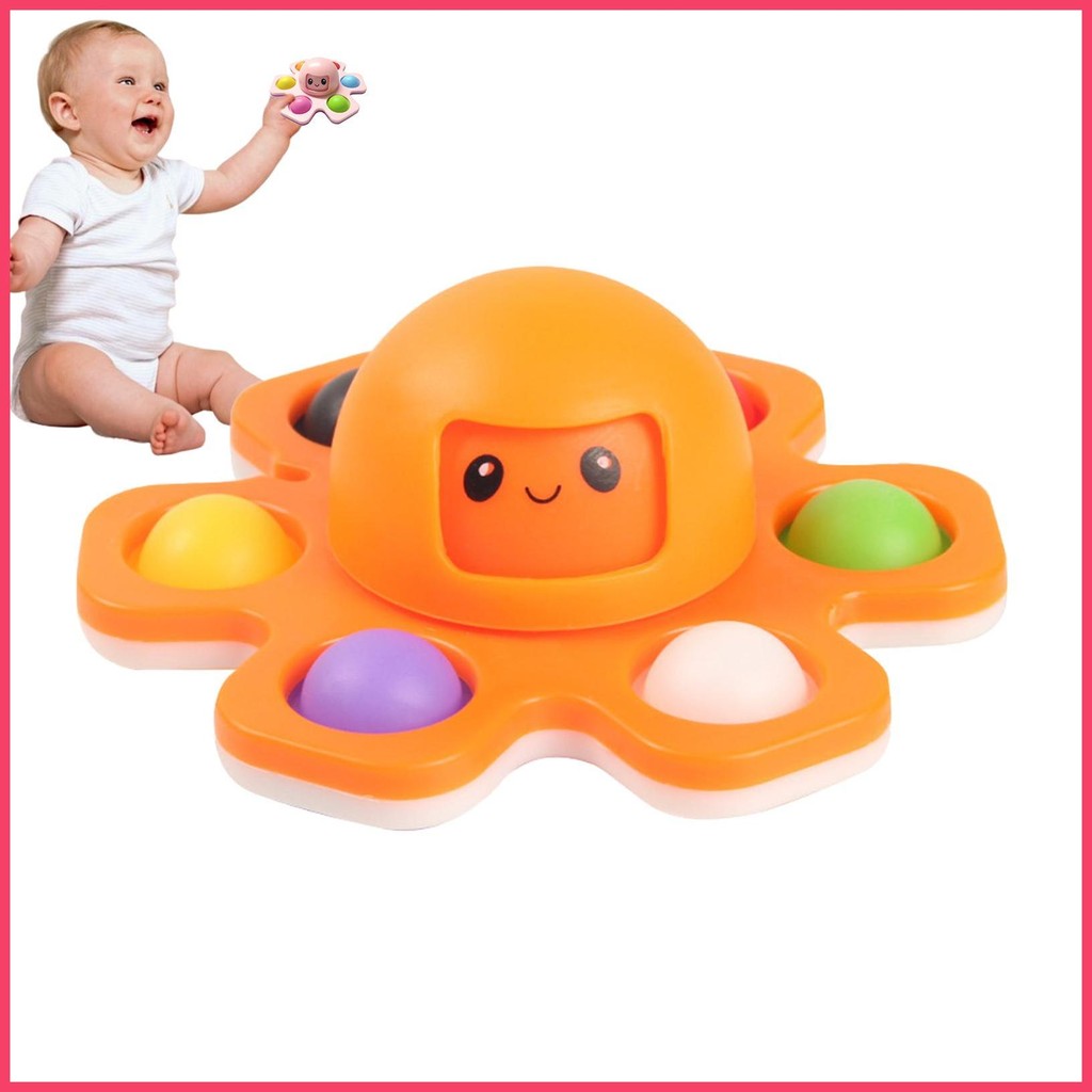 Octopus Sensory Stress Toy Fidget Toys Finger Spinner Sensory Fidget ...