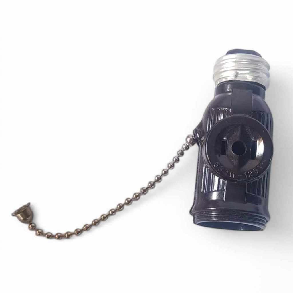 1Tap Pull Chain Double Socket Outlet / Bulb Holder | Shopee Philippines