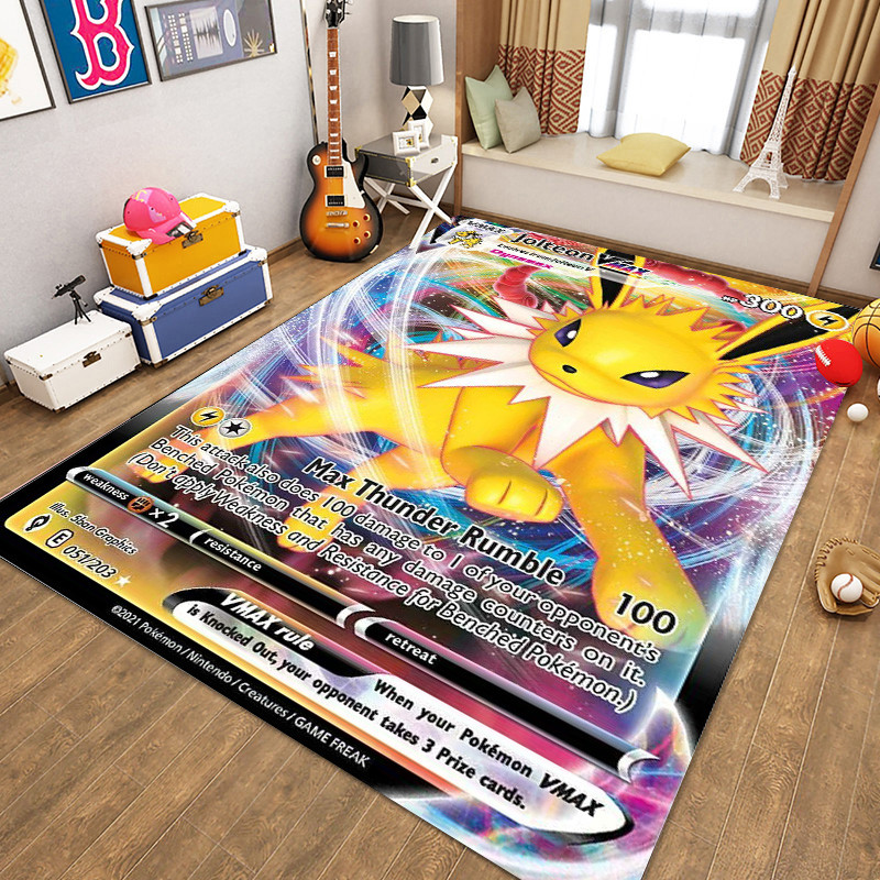 Dragonite Elf Card Game Cartoon Anime Carpet Household Mat for Children ...