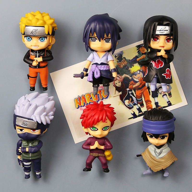 Naruto Fridge Magnet Sasuke Three-dimensional Kakashi Fridge Magnet ...