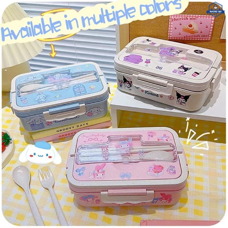 Sanrio Bento Box Kuromi Cinnamon Rolls Are Divided Into Closed ...