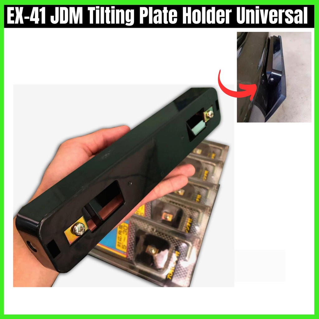 EX-41 JDM Tilting Plate Holder Universal Made in Japan NEW ITEM ARRIVED ...