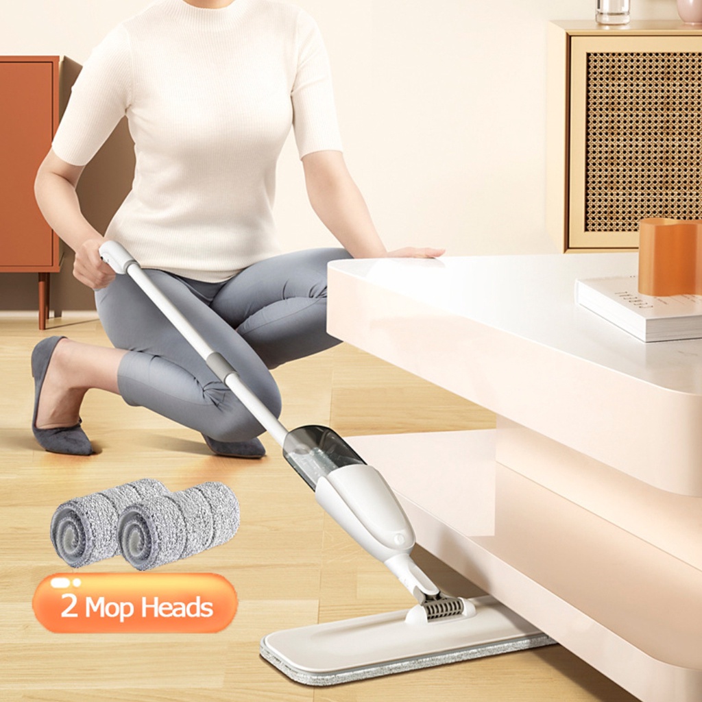 ATLANTIS Floor Mop Spray Mop 360 Degrees Mop With Spinner Head Cleaning ...