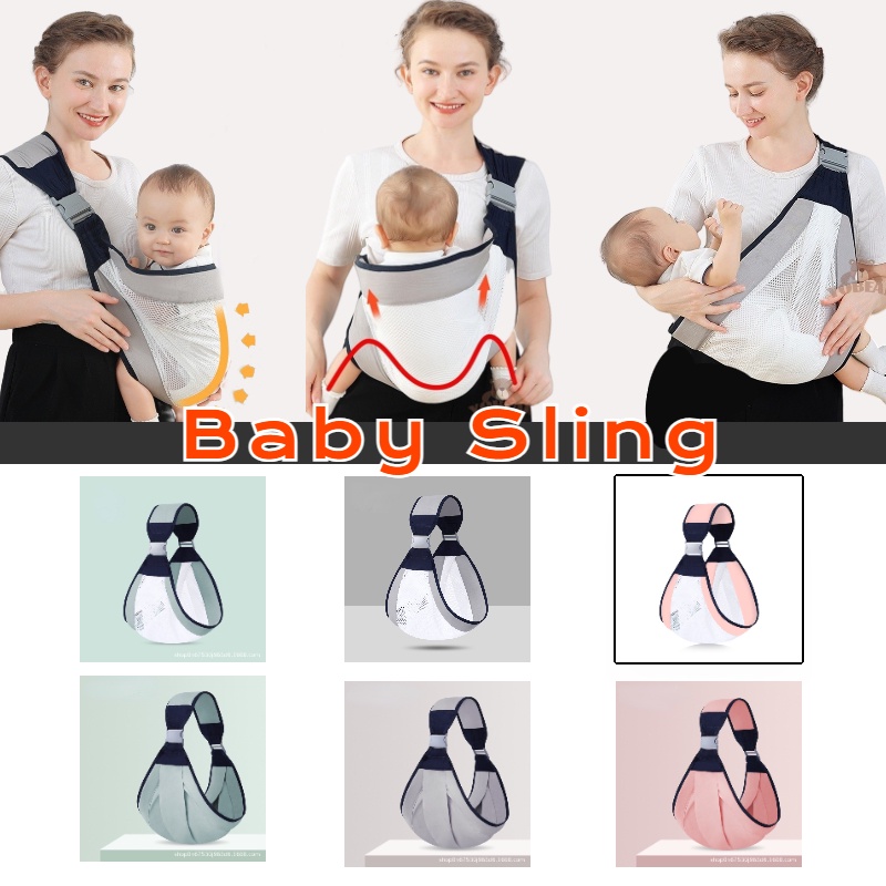 Baby Care Sling Adjustable Baby Wrap Carrier Sturdy Newborn Breathable ...
