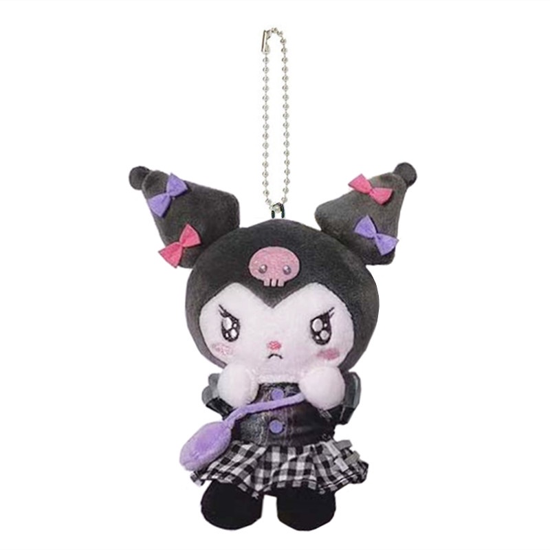 Kuromi Carrying Bawo Crossbody Bag Kawaii Plush Keychain Cute Cartoon ...