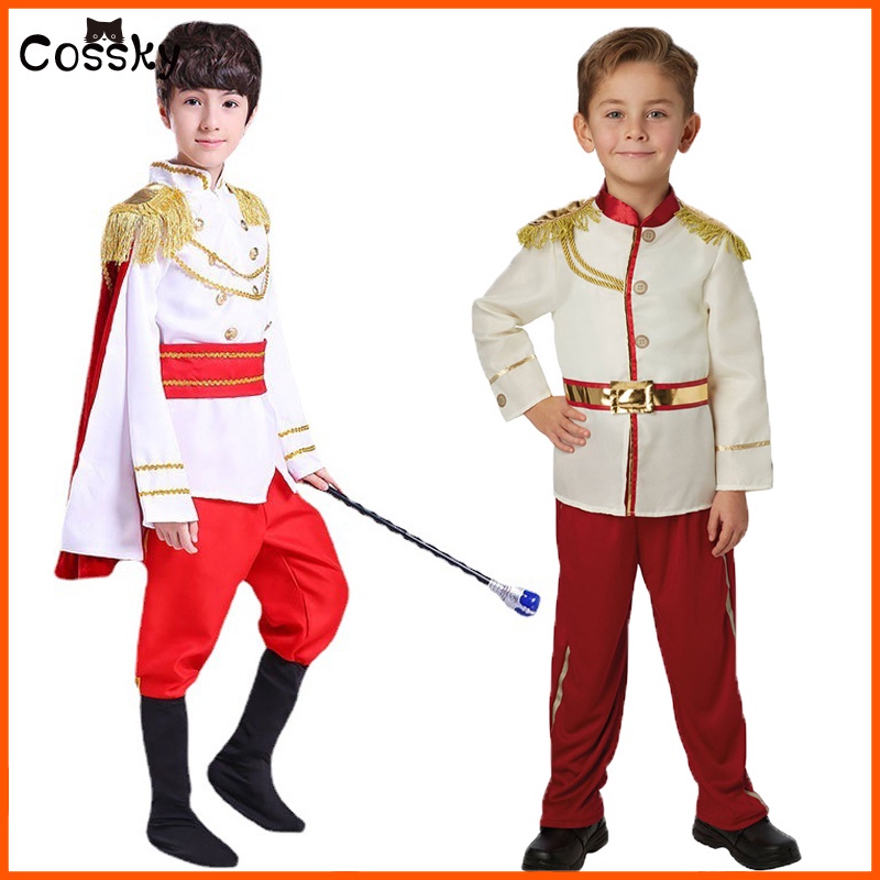 Halloween Prince Costume for boys Cosplay Costume for Kids Prince King ...