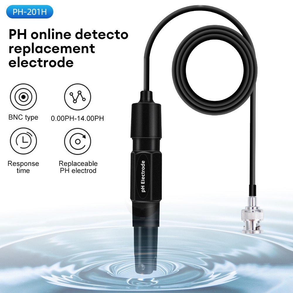DIYMORE 0-14 pH Electrode Probe Connector for PH Meter Monitor ...