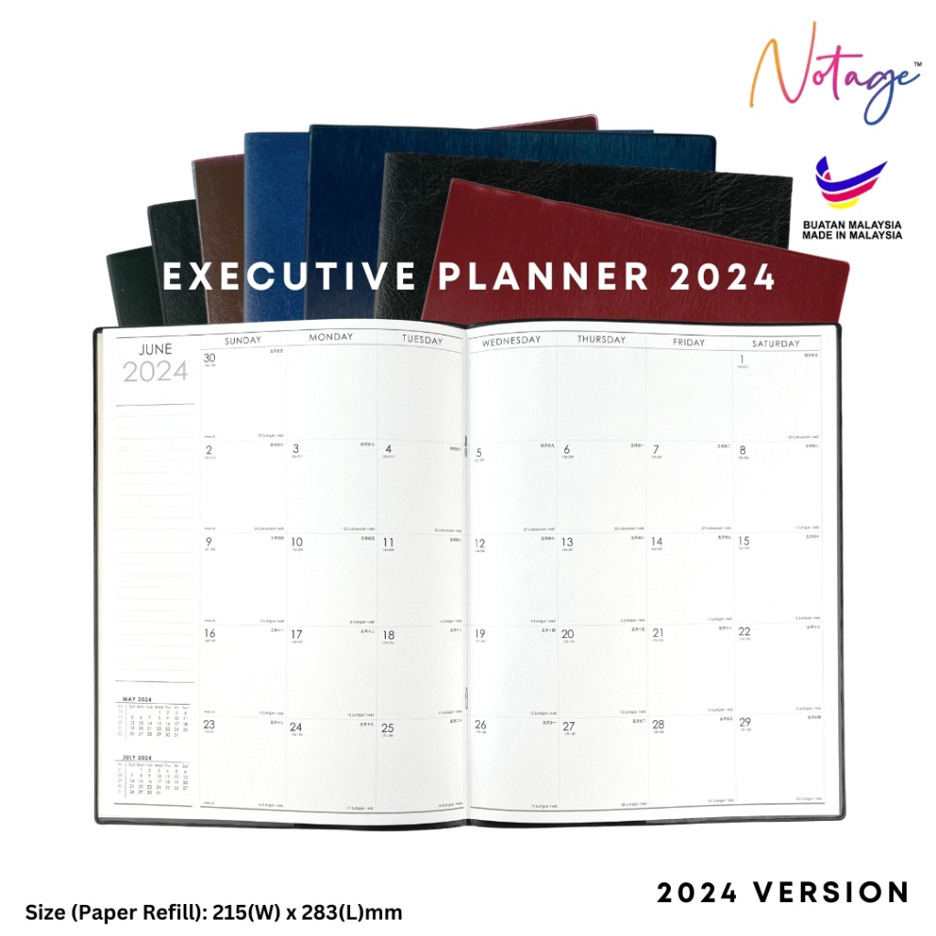 Executive Planner 2024 A4 Size Corporate Planner Planning Column ...