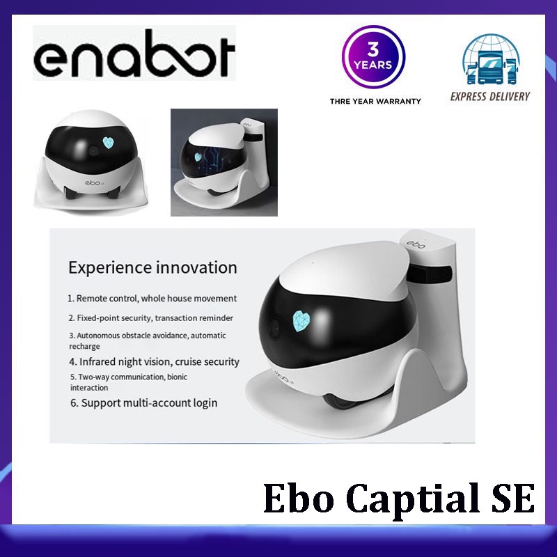 enabot ebo Captial SE Yibao Smart Accompanying Robot wifi IP Camera ...