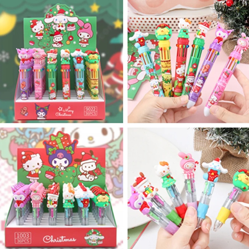 Sanrio Donut Christmas 10 Colors Ballpoint Pen Colorful anrio Melody ...