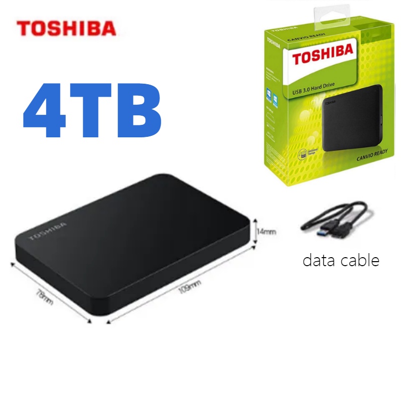 Toshiba 2TB/1TB external hard drive USB 3.0 hard drive 4TB external ...