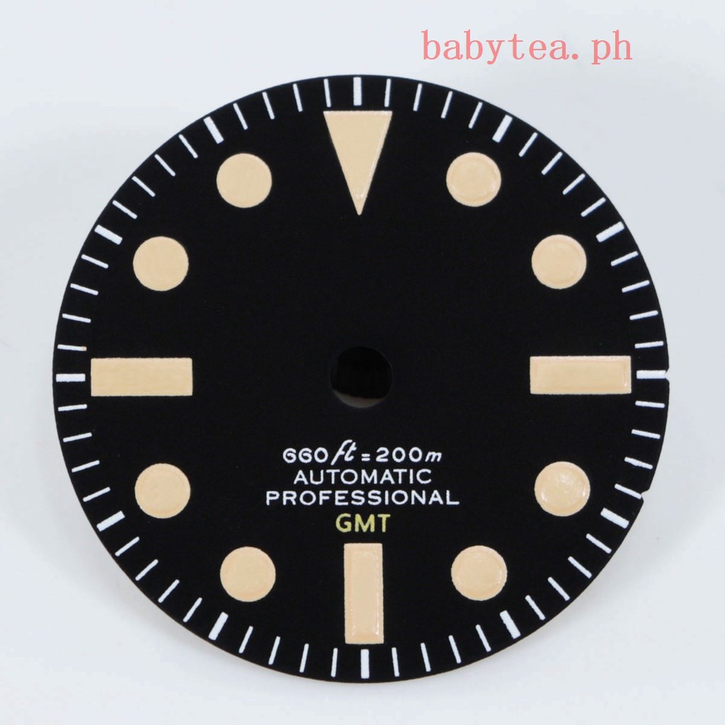 Gmt Retro Dial NH34A Movement Modified Velvet Black Green Luminous ...