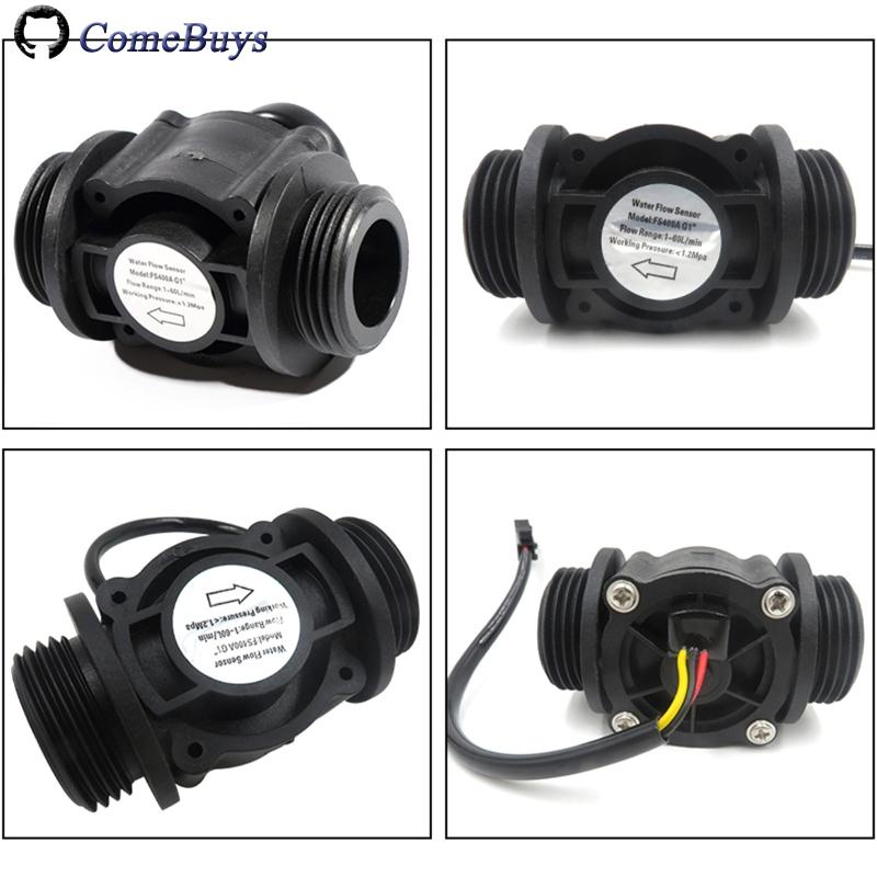 com* 1-60L min Water Flow Counter Sensor Water Control Water Flow Rate ...