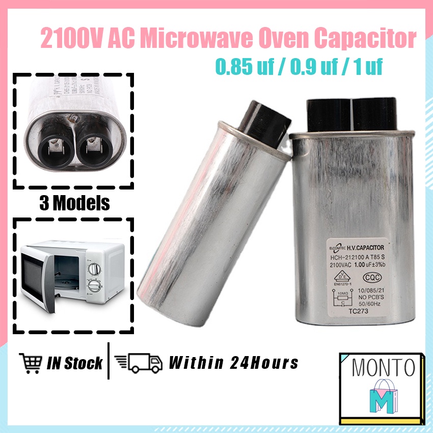 2100V Microwave Oven Capacitor 0.85UF/0.9UF/1.0UF Electric Parts ...