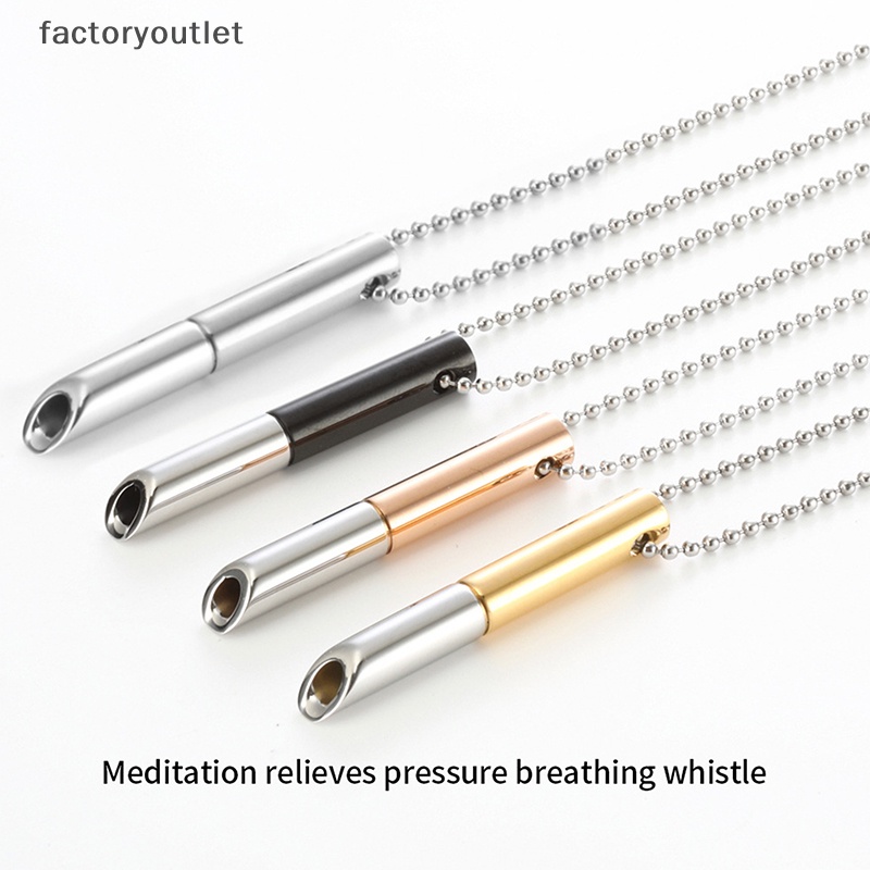 FCPH Stress Anxiety Necklace Mindfulness Breathing Tool Relief Chain ...