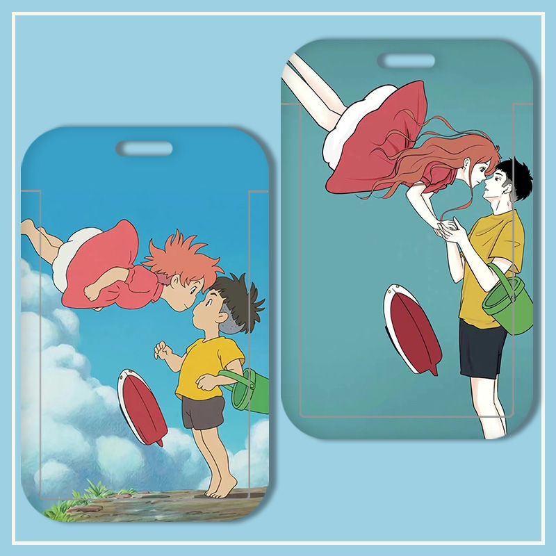 Ponyo Sōsuke Card Set Campus Card Bus Card Holder Factory Access ID ...