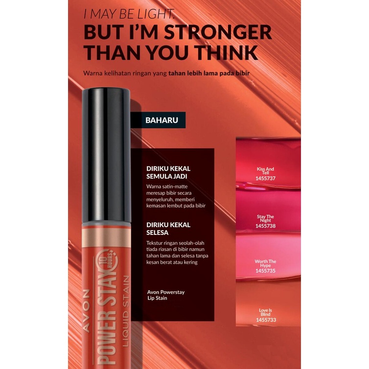 Avon Powerstay 10 Hours Lip Stain 3ml | Shopee Philippines