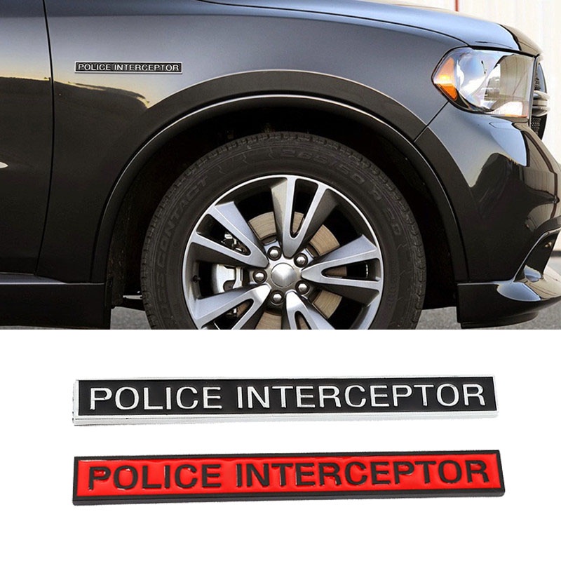 Car Police Interceptor Logo Emblem Badge Sticker for Dodge Caliber ...