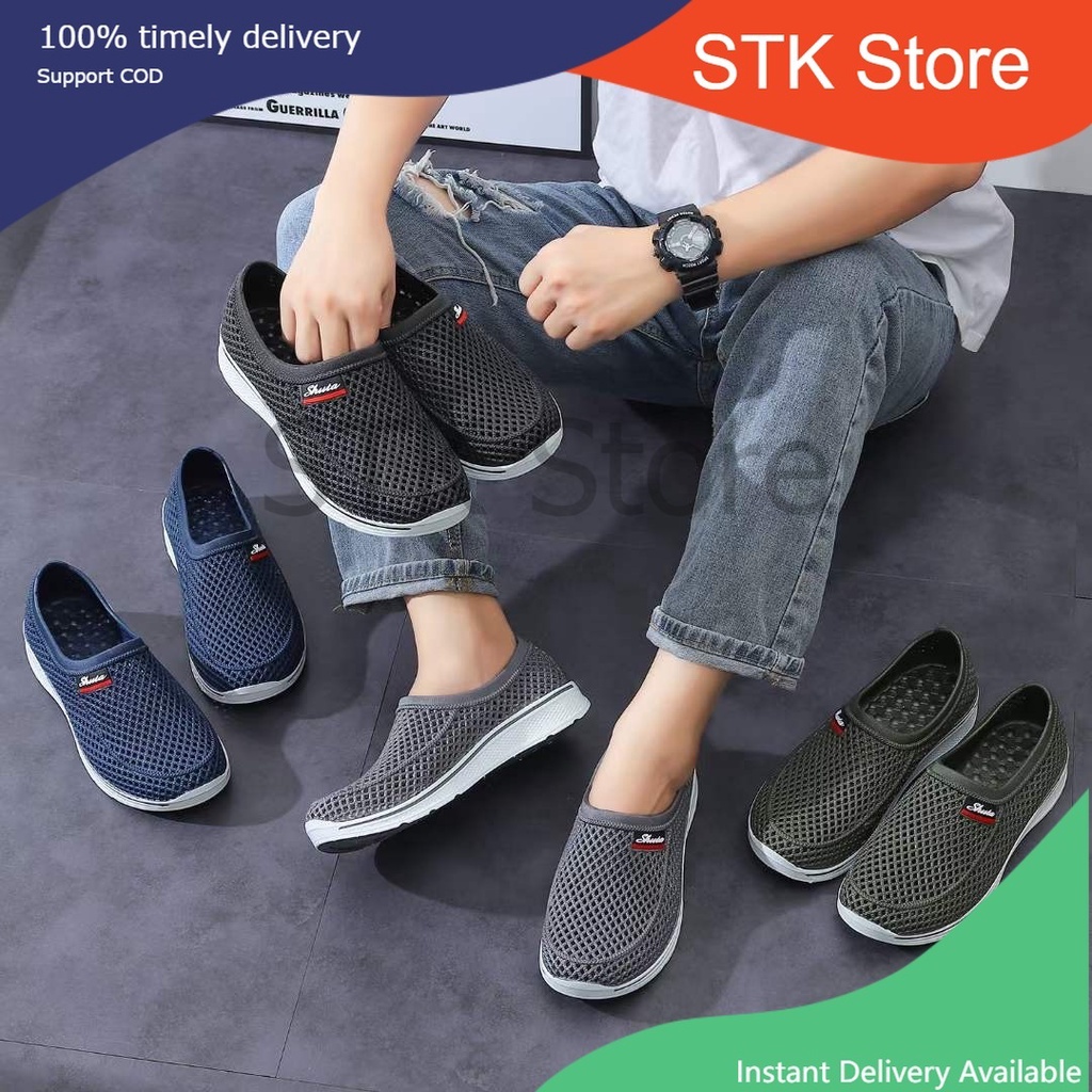 ST1906 SHUTA Fashion Men's Rubber Shoes Wearing Comfortable Running ...