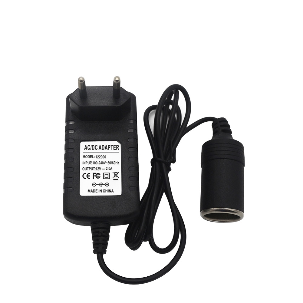 1PCS 12V 2A Power Converter 220V To 12V Car Adapter On Board Cigarette ...