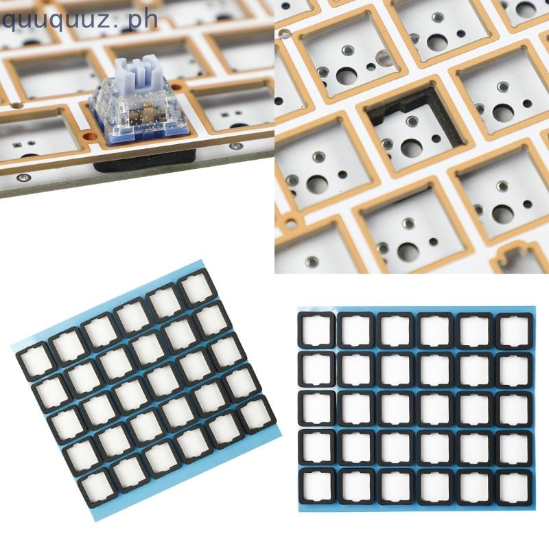 QUU 120Pcs Silencers Pad Silencers Foam Sound Dampeners Sheet for ...