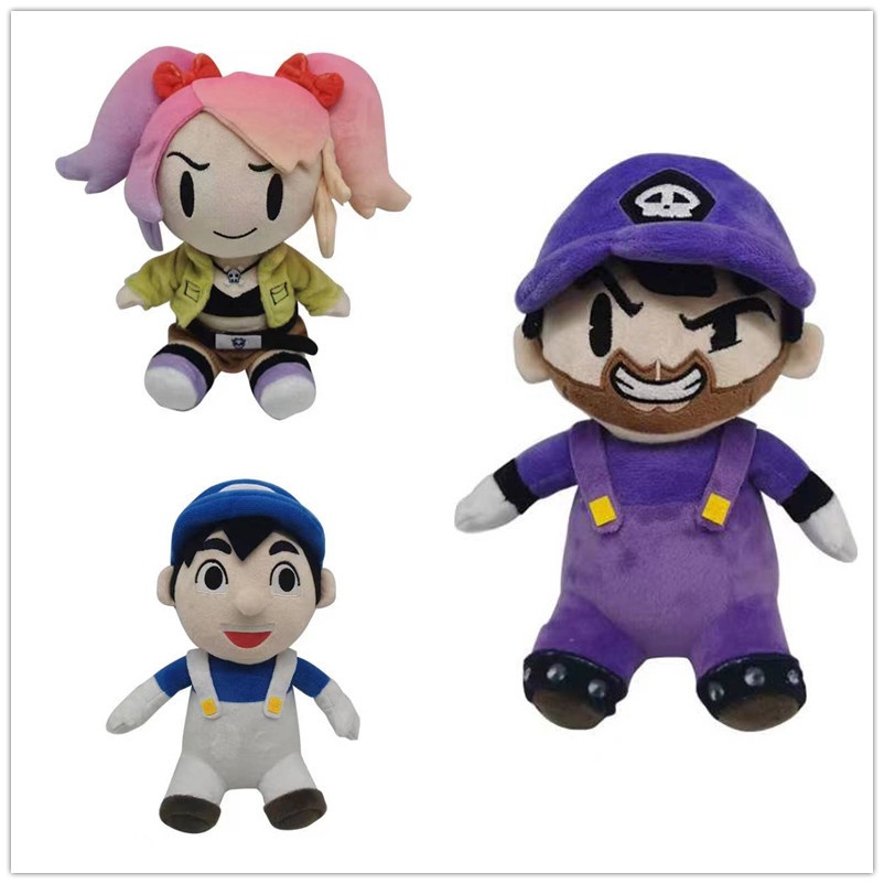 25cm New SMG3 Plush Doll Toy SMG4 Animation Surrounding Super Mario ...
