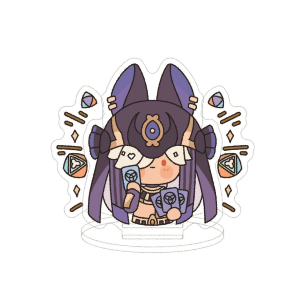 3cm Genshin Impact Acrylic Standing Cards Desktop Decoration Xiao ...