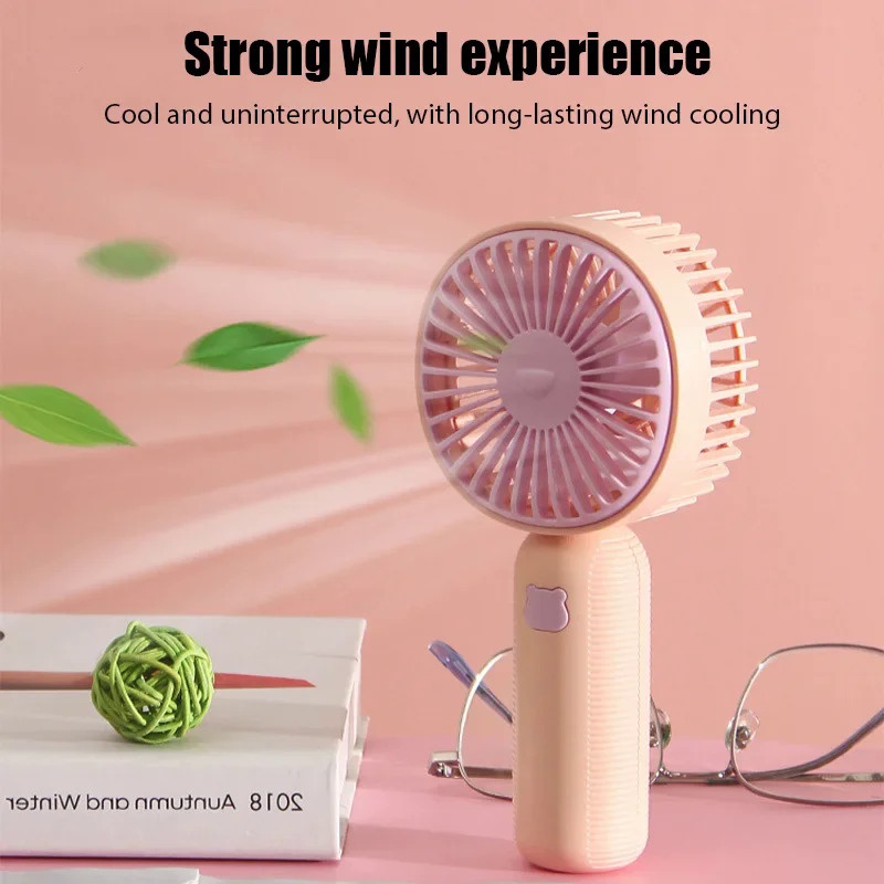 USB Mini Portable Fans Handheld Rechargeable Fan Air Cooler Outdoor ...