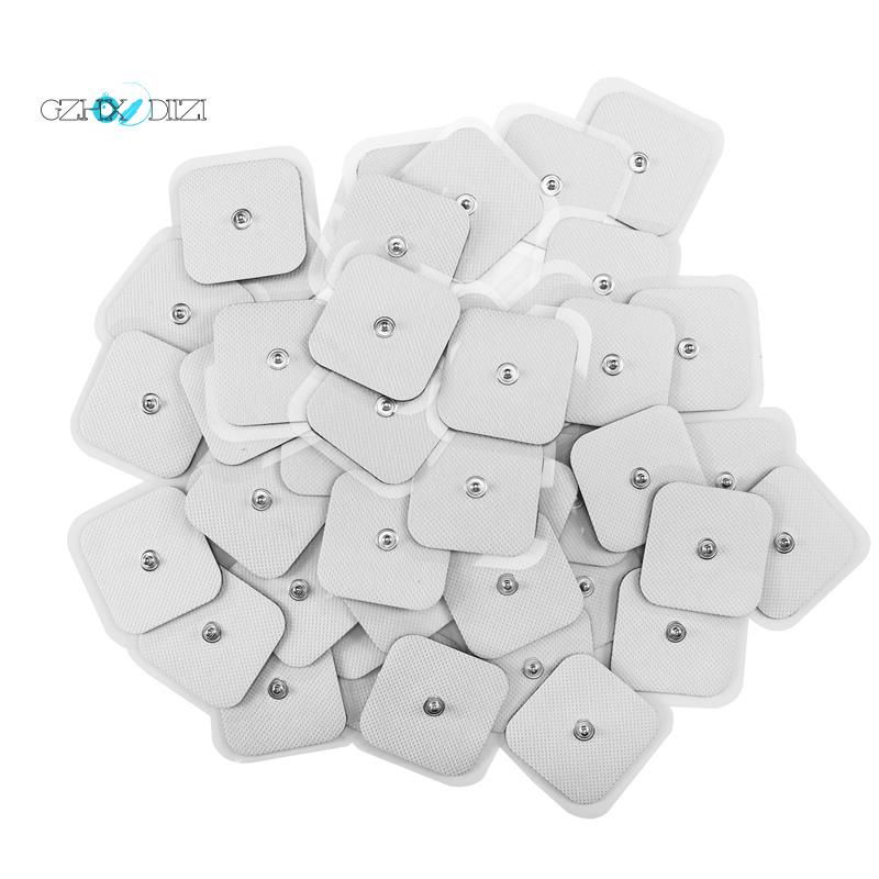 30Pcs 4X4cm Electrodes Electrode Pad Self Adhesive Electrode Patches ...