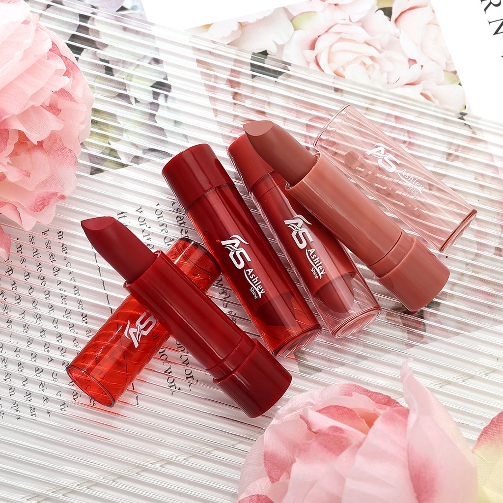 Ashley Shine Velvet Lipstick Matte Lip Stain Long Lasting Natural Make ...