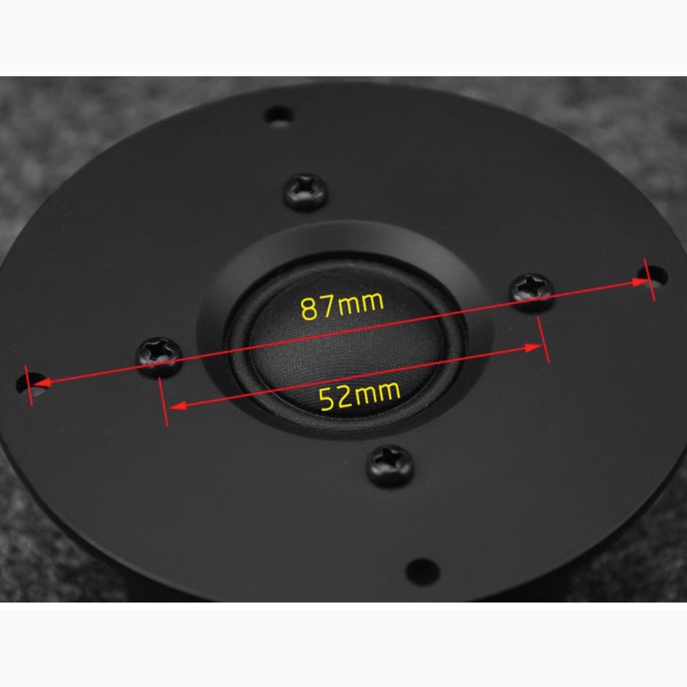 1PC 4 Inch 4Ohm 8ohm 25W Dome Tweeter Speaker Unit Silk Treble DIY Film Home Theater Audio Sound ...