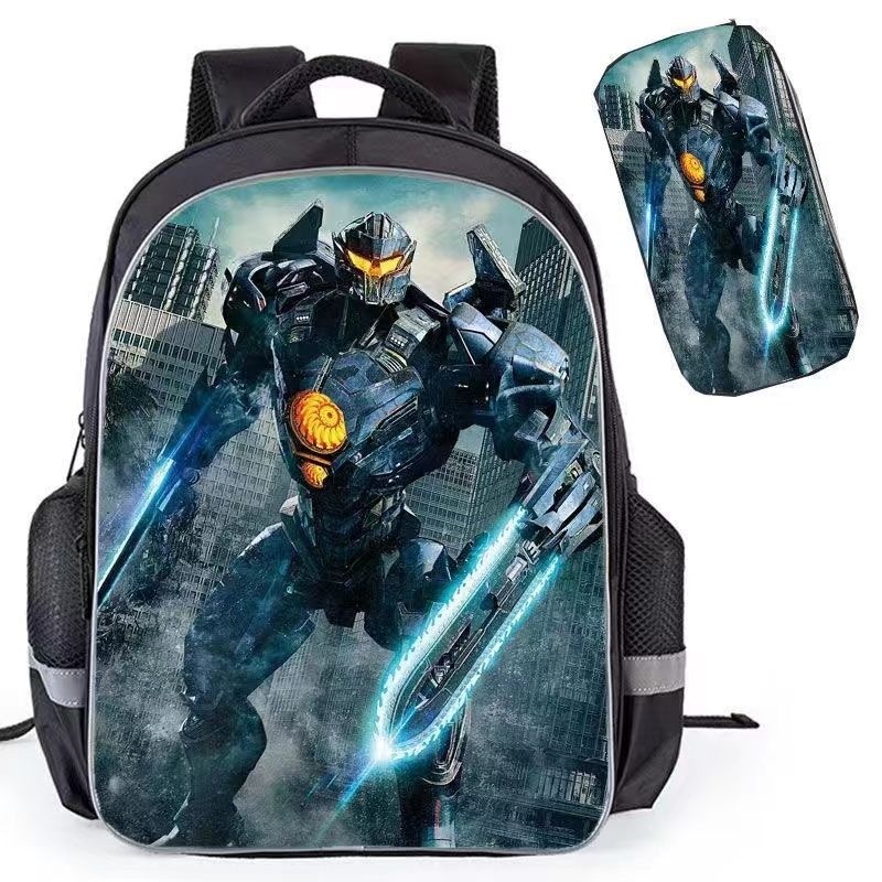 Male Schoolbag Mecha Monster Wars 1-Package Pacific Rim 6th Grade ...