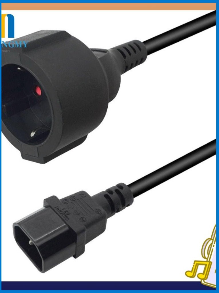 MYRONGMY UPS PDU Power Adapter Practical PDU Cord Socket Male To ...