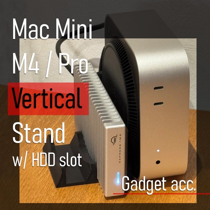 Mac Mini M4 Pro Vertical Dock Extra HDD OWC Express 1M2 Apple Base ...