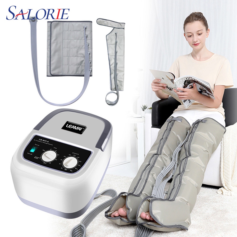 Salorie Leg Compression Air Wave Pressure Arm Waist Foot Body Massage ...