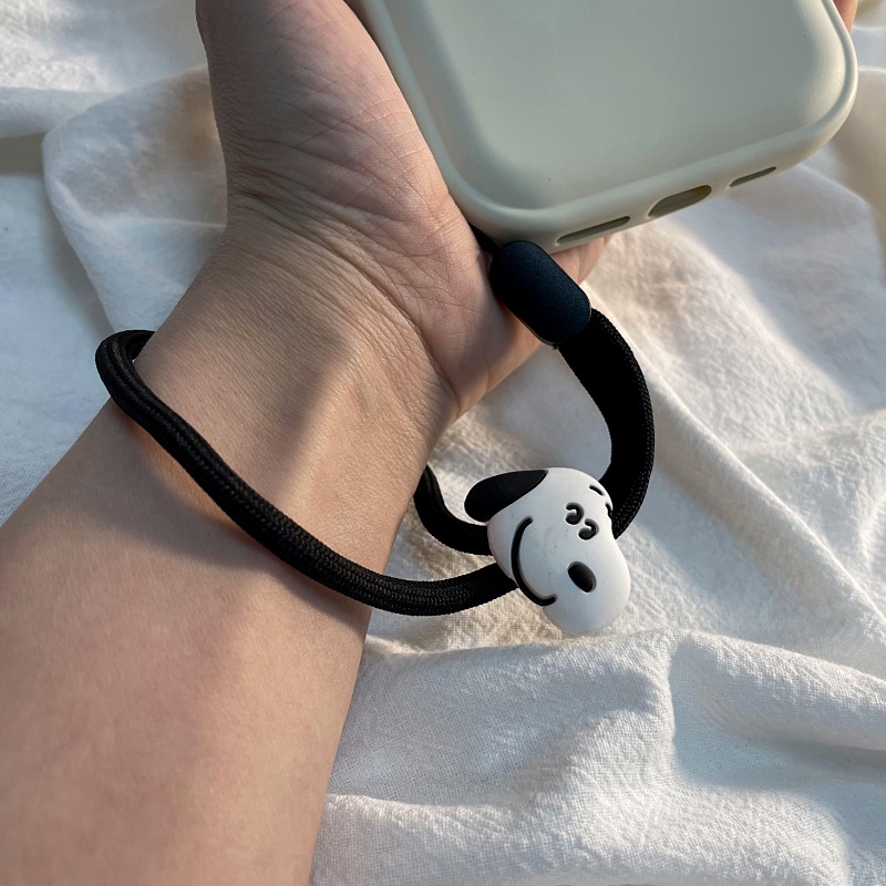 Cute Snoopy Mobile Phone Lanyard Short Style Men Women Bag Keychain ...