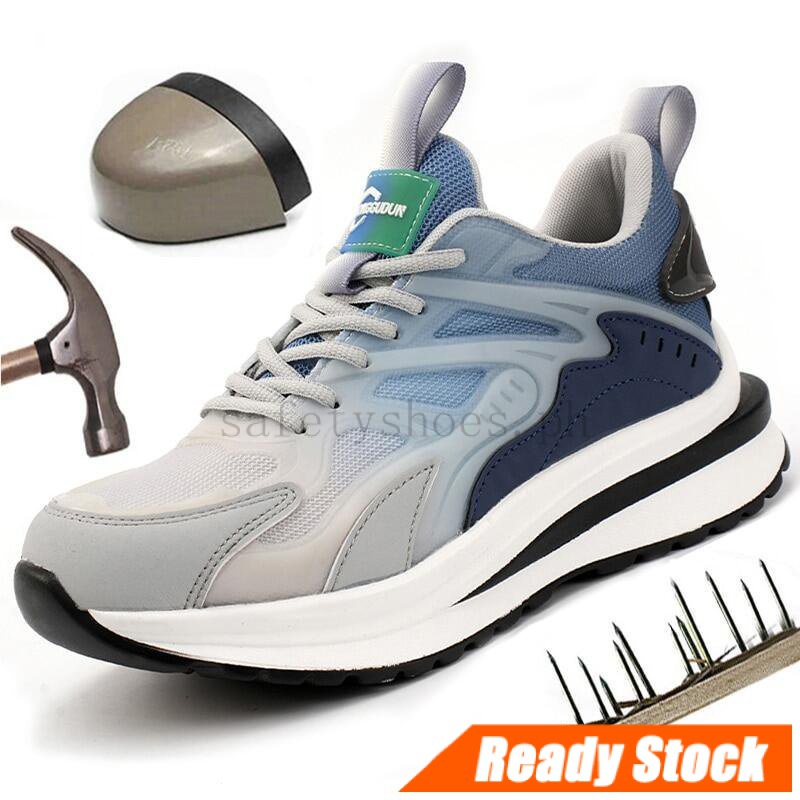 NewWork Shoes Anti-smashing Anti-piercing Safety Shoes Men Protective ...