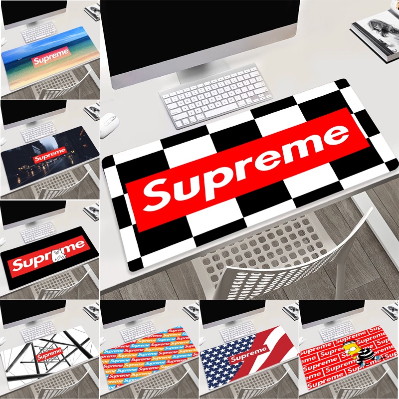 Supreme Logo Mouse Pad Keyboard Pad Office Desk Pad Gaming Accessories ...